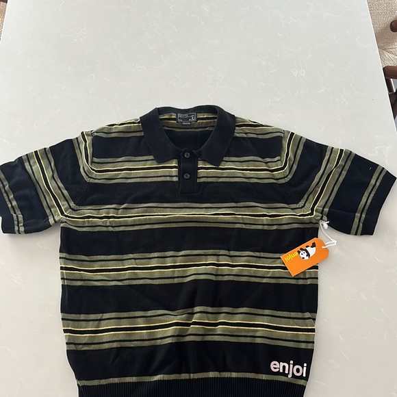 Enjoi | Shirts | Nwt Enjoi Short Sleeve Sweater Polo | Poshmark